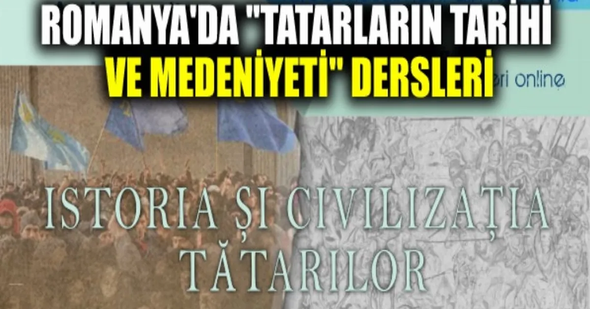 Romanya'da Dr. Metin Ömer'den 'Tatarların Tarihi ve Medeniyeti ...