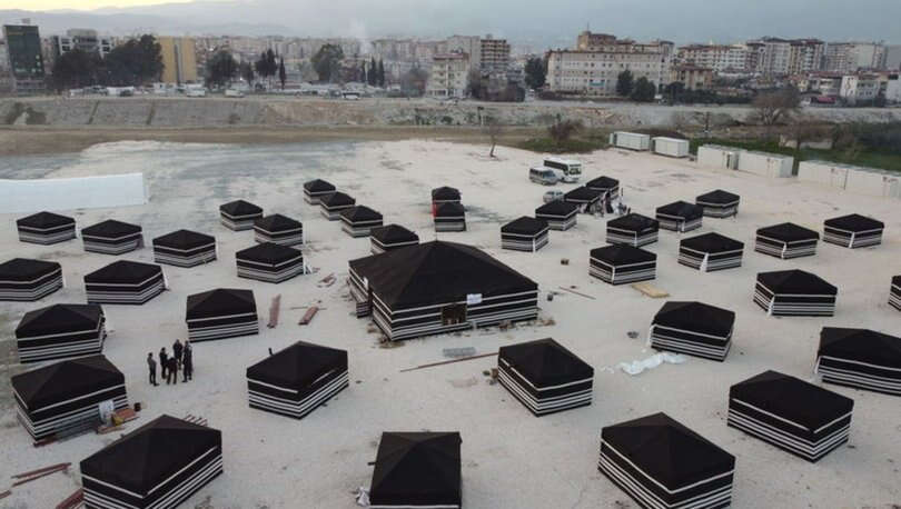 Hatay'da depremzedeler için Yörük çadırları kuruldu - QHA - Kırım Haber ...